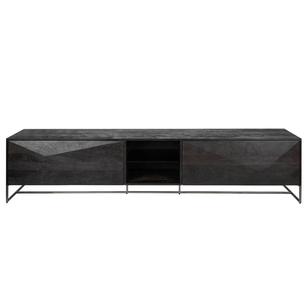 Onyx tv kast Zwart/ Zwart | depauwwonen